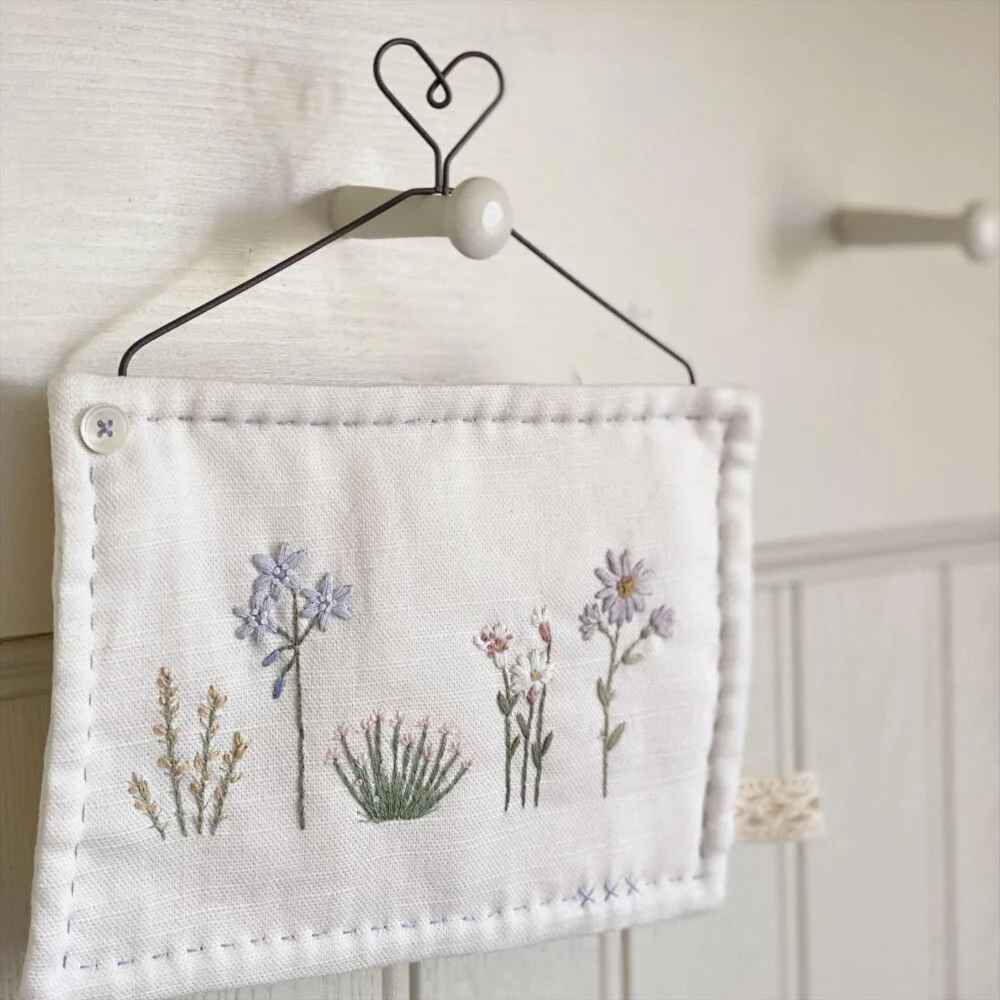 Buy Embroidery Heart Hanger 1 Each | Himalayan Bazaar - Quicklly