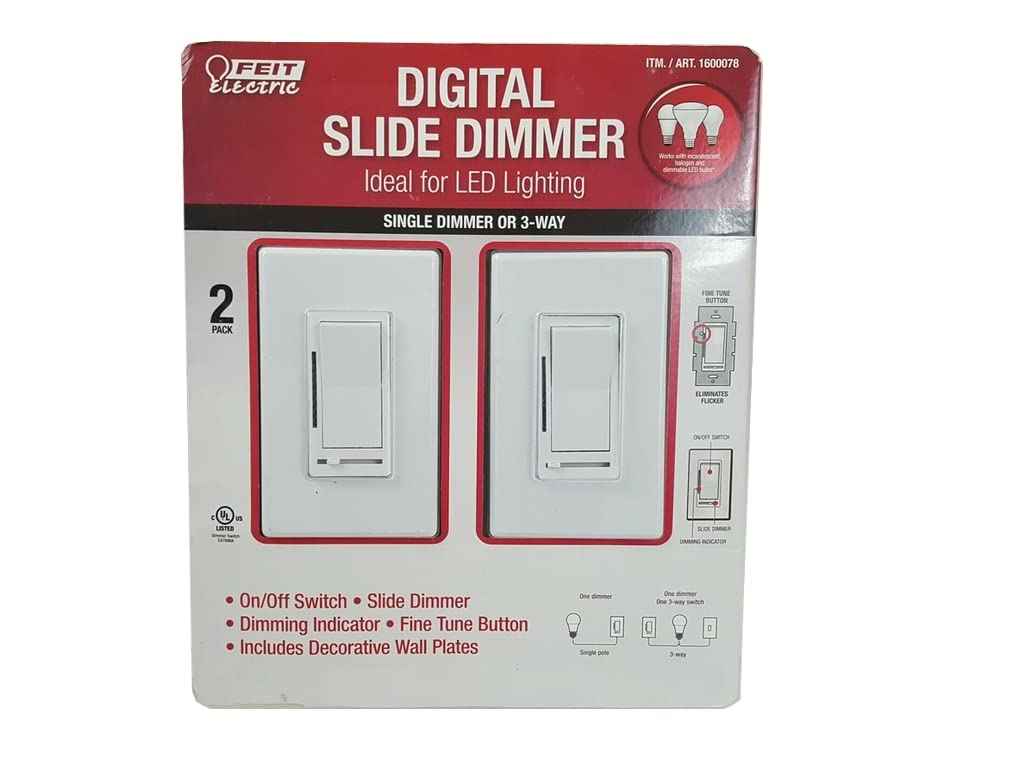 Buy Digital Slide Dimmer 2 Pack | Himalayan Bazaar - Quicklly