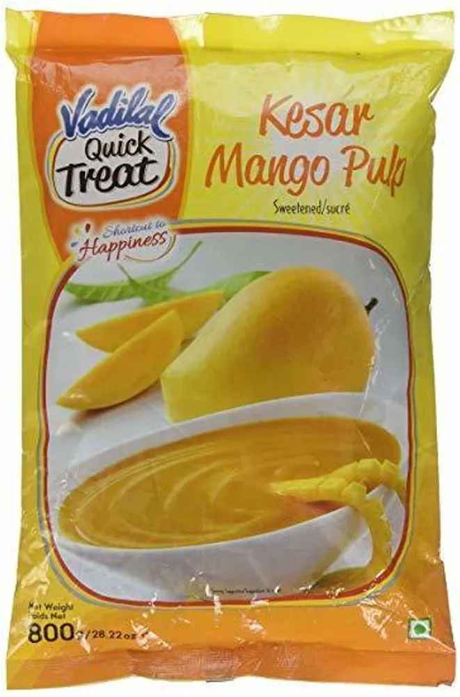 Buy Vl Kesar Mango Pulp 800 Gm | Suvidha Morrisville - Quicklly