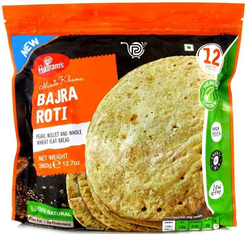 Buy Haldirams Bajra Roti 12 Pcs | Mumbai Central Farmers Market - Quicklly