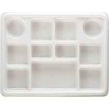 Buy Plastic 11 Compartment Plates 25 Pcs | Mumbai Central Farmers ...