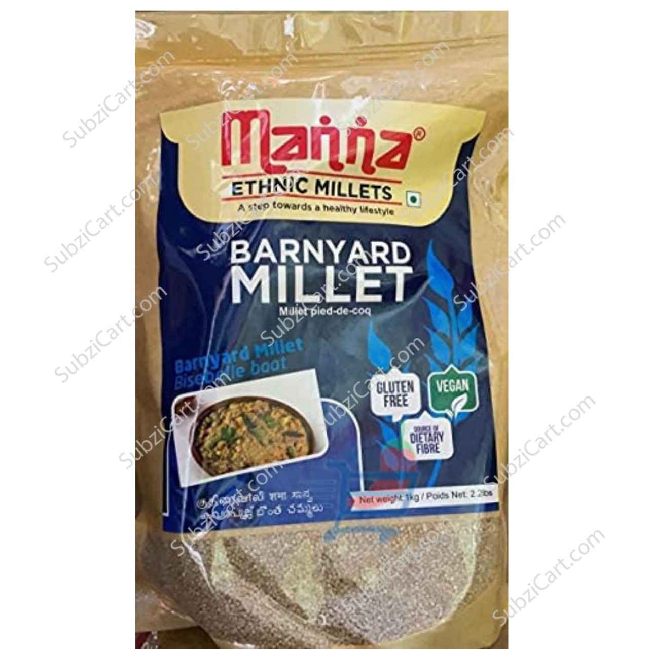Buy Manna Millet Barnyard 2.2 Lbs | Suvidha Morrisville - Quicklly