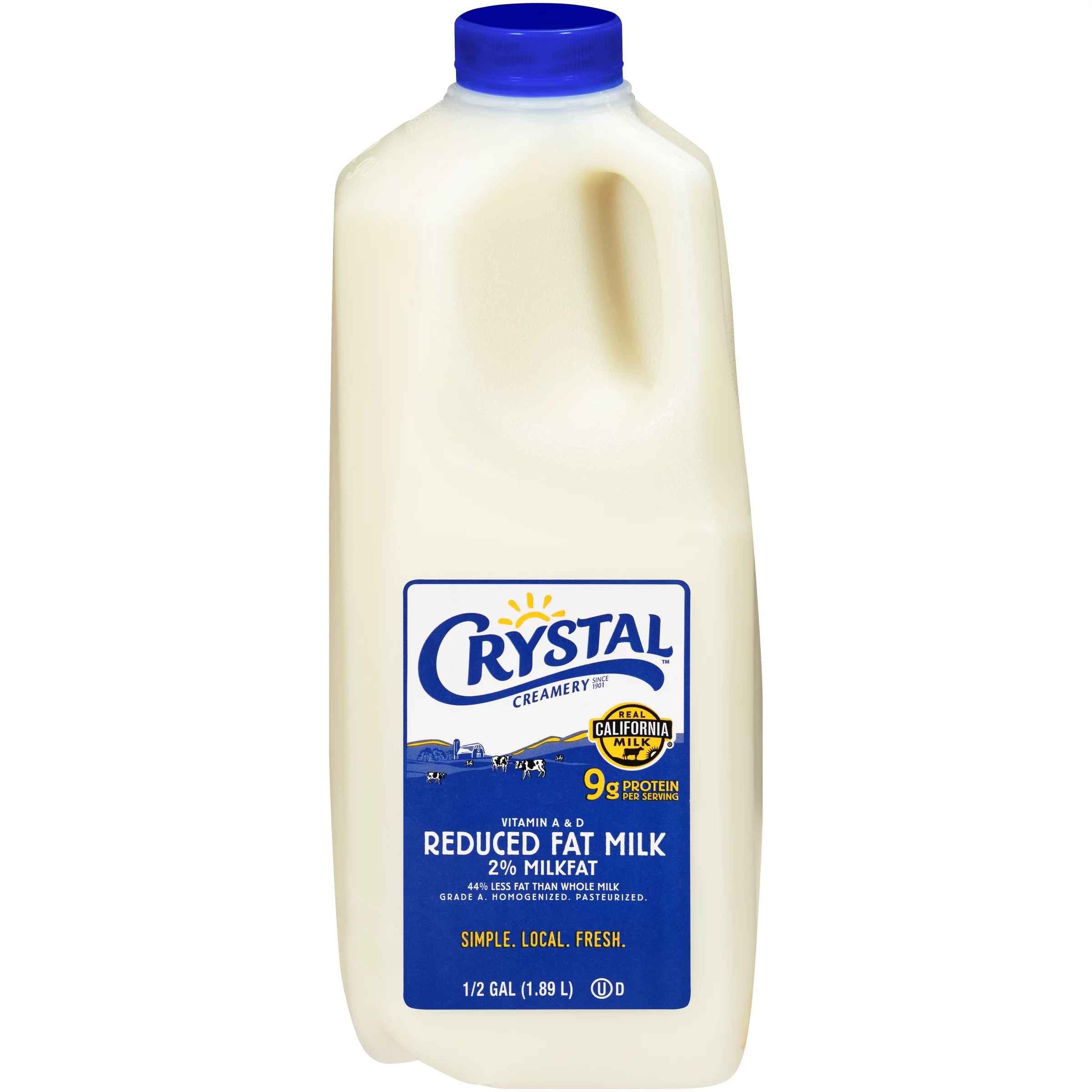 Buy Crystal Milk 2% 0.5 Gallon | Shanvi Indian Grocery - Quicklly