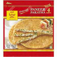 Buy Deep Homestyle Paneer Paratha 4 Pcs | Bazaar - Quicklly