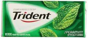 Buy Trident Gum Mint 18 Pcs | Taj Mahal Fresh Market - Quicklly