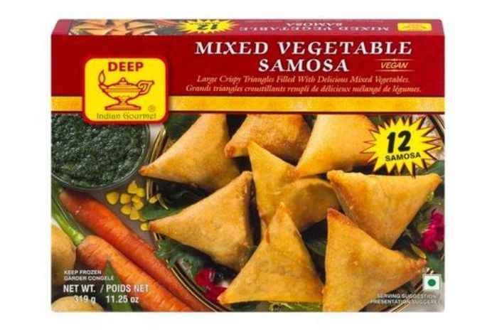 Buy Deep Mixed Vegetable Samosa 11.25 Oz | New Foods Of India - Quicklly