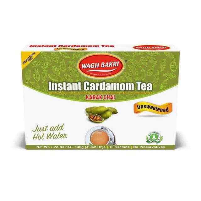 Buy Wagh Bakri Instant Cardamom Tea Unsweetened 260 Gm | Apna Bazar ...