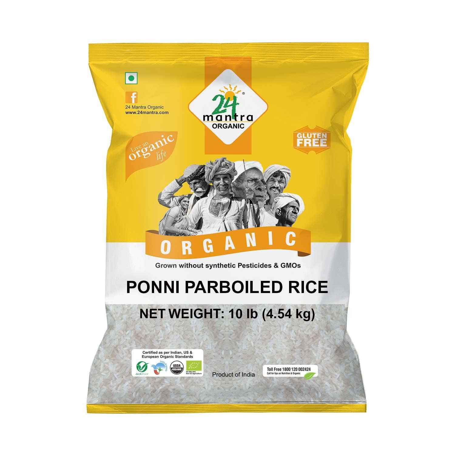 24 Mantra Ponni Parboiled Rice Price - Buy Online at $27.39 in US