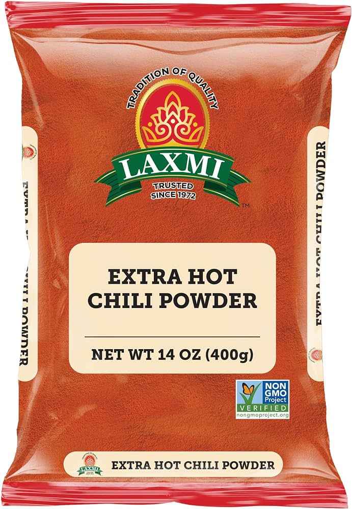 Laxmi Extra Hot Chili Powder Price - Buy Online at $6.49 in US