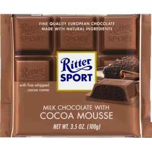 Buy Ritter Sport Cocoa Mousse W/milk Chocolate 3.5 Oz | Taj Mahal Fresh ...