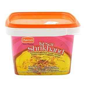 Buy Surati Shrikhand Kesar 400 Gm | Taj Mahal Fresh Market - Quicklly