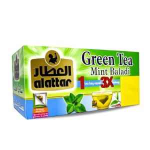 Buy Alattar Green Tea Mint Bags 20 Count | Taj Mahal Fresh Market ...