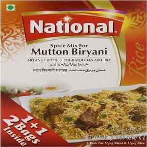 Buy National Mutton Biryani 90 Gm | Taj Mahal Fresh Market - Quicklly