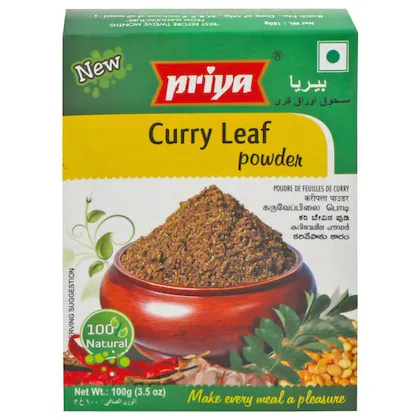 Buy Priya Curry Leaf Powder 100 Gm | Taj Mahal Fresh Market - Quicklly