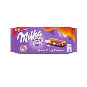 Buy Milka Peanut Crispy Caramel 90 Gm | Taj Mahal Fresh Market - Quicklly