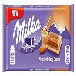 Buy Milka Almond Crispy Creme 90 Gm | Taj Mahal Fresh Market - Quicklly
