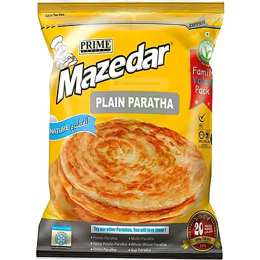 Buy Mazedar Paratha Bulk 20 Pcs | Taj Mahal Fresh Market - Quicklly