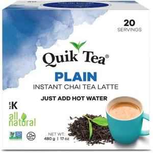 Buy Quik Tea Plain Instant Chai 17 Oz | Maharaja Farmers Market - Quicklly