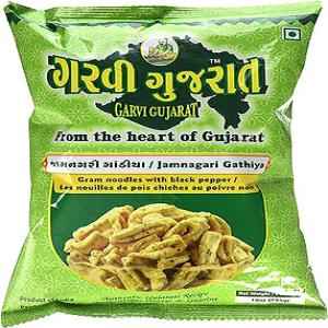 Buy Garvi Gujarati Bhavanagari Gathiya 285 Gm | Maharaja Farmers Market ...