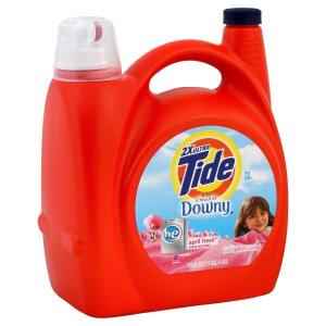 Buy Tide April Fresh With Downy Laundry Liquid Soap 1.17 Gallon | Dana ...