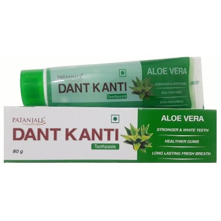 Buy Patanjali Dant Kanti Toothpaste Aloe Vera 80 Gm | Zifiti Fresh ...