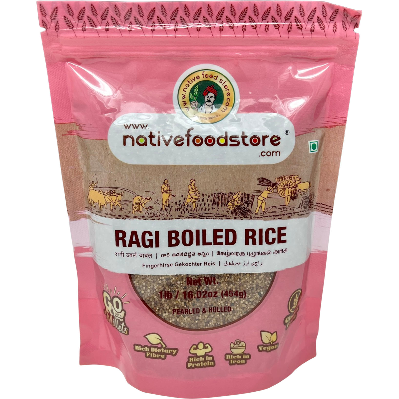Buy Nfs Ragi Boiled Rice 454 Gm | Suvidha Morrisville - Quicklly