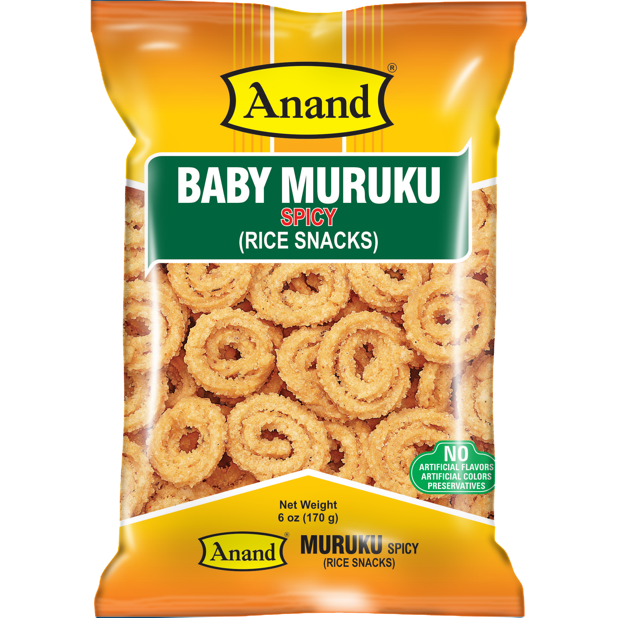 Buy Anand Baby Muruku Spicy Rice Snacks 7.04 Oz | Zifiti Fresh - Quicklly