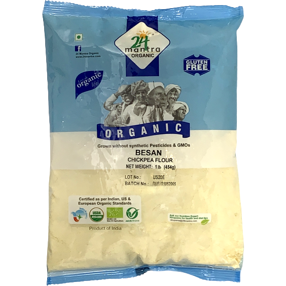 Buy 24 Mantra Organic Besan 1 Lbs | Zifiti Fresh - Quicklly