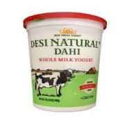 Buy Desi Natural Dahi (whole Milk Yoghurt) 907 Gm | Masalas - Quicklly