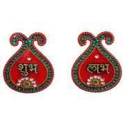 Buy Plastic Shubh Labh Sticker 1 Count | Indiaco - Quicklly