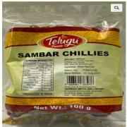 Buy Sambar Chilli Telugu 100 Gm | Indiaco - Quicklly