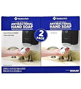 Buy Member's Mark Antibacterial Hand Soap 67.6 Oz Refills 2 Pcs | Dana ...