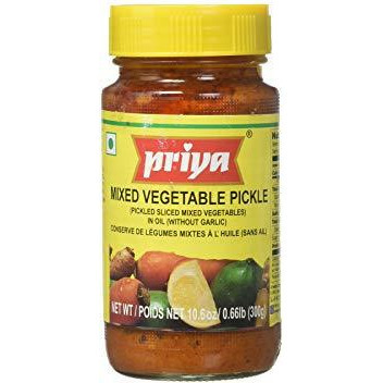Buy Priya Mixed Vegetable Pickle No Garlic 300 Gm | Zifiti Fresh - Quicklly