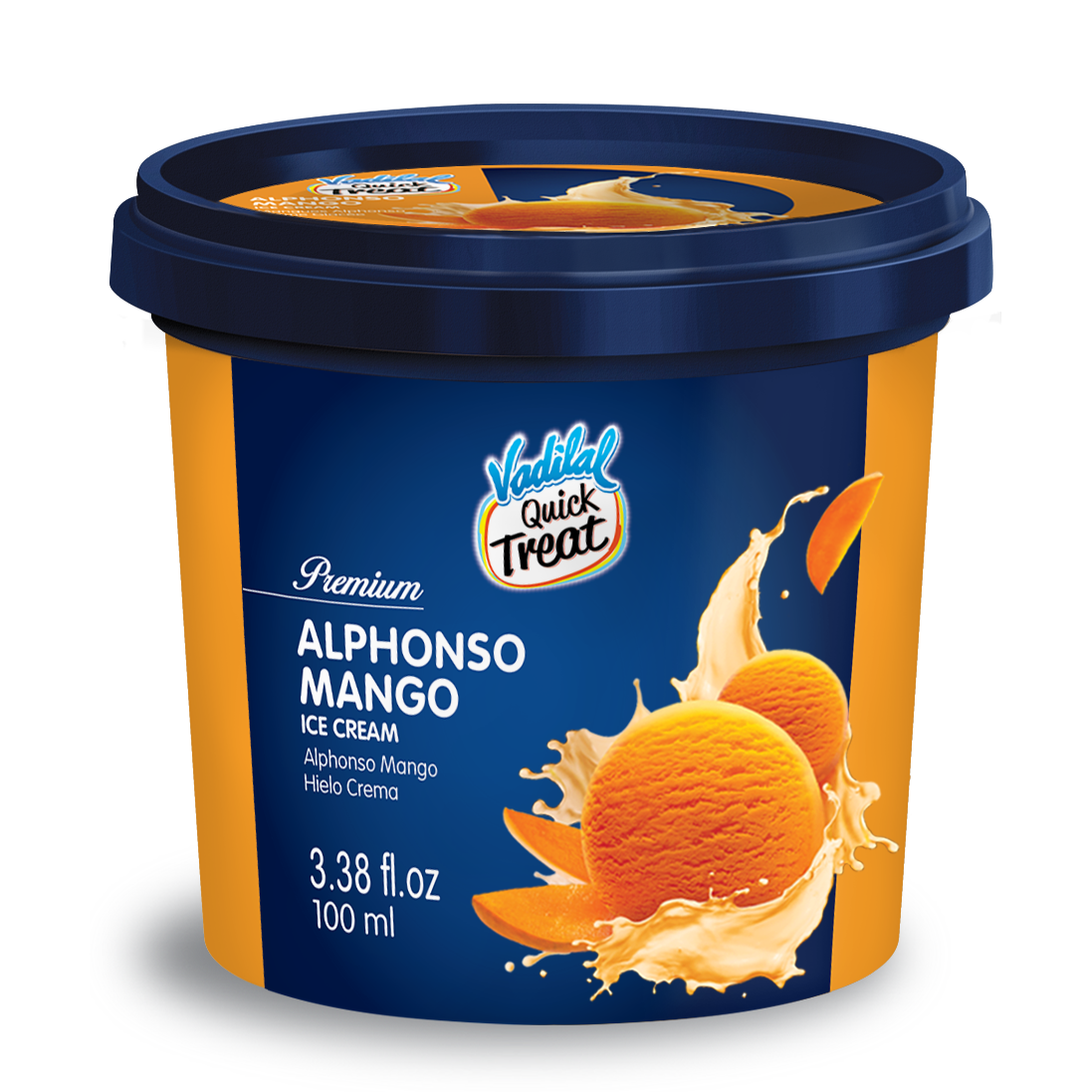 Buy Vadilal Alphonso Mango Ice Cream 100 Ml | Zifiti Fresh - Quicklly