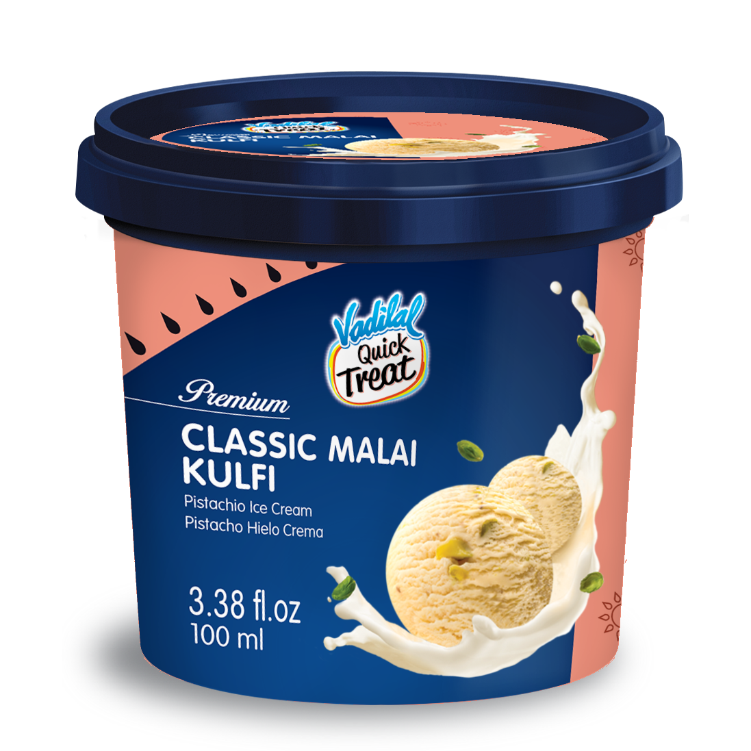 Buy Vadilal Classic Malai Kulfi Ice Cream 100 Ml | Zifiti Fresh - Quicklly