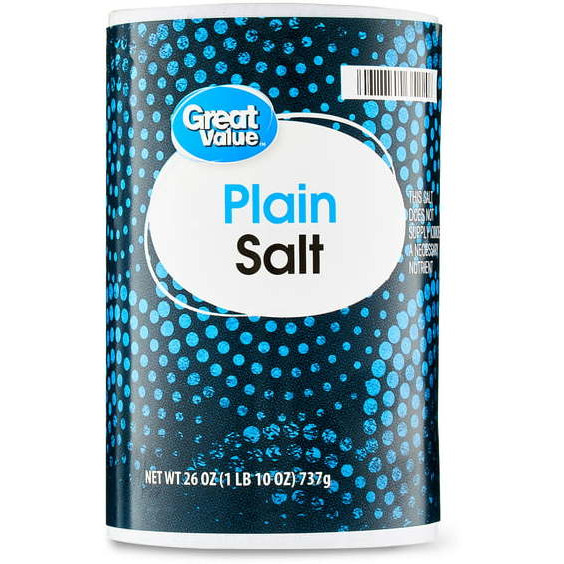 Buy Great Value Plain Salt 26 Oz | Zifiti Fresh - Quicklly