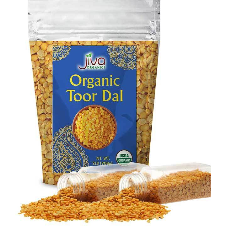 Buy Jiva Organics Organic Toor Dal 908 Gm | Zifiti Fresh - Quicklly