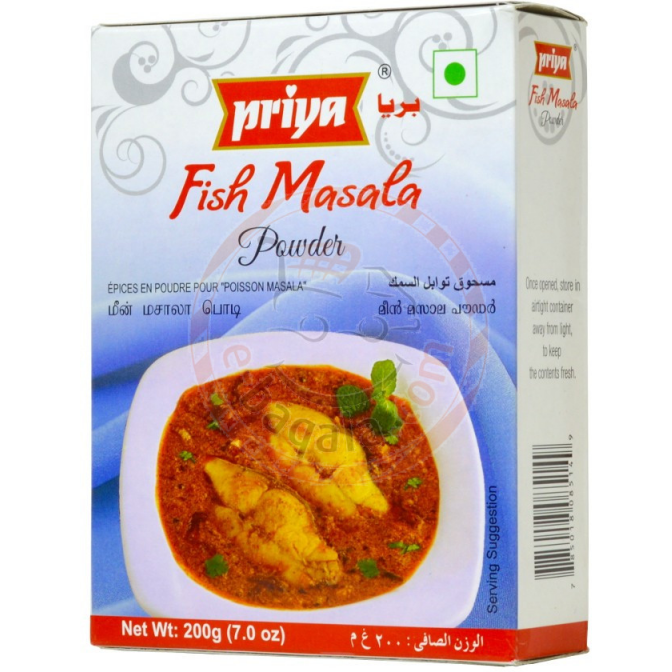 Buy Priya Fish Masala Pwd 3.5 Oz | Suvidha Morrisville - Quicklly