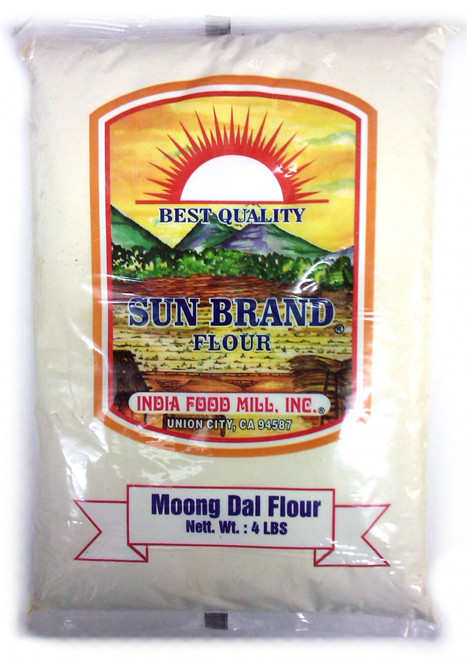 Buy Sun Brand Moong Dal Flour 4 Lbs | Mayuri Foods Bothell - Quicklly