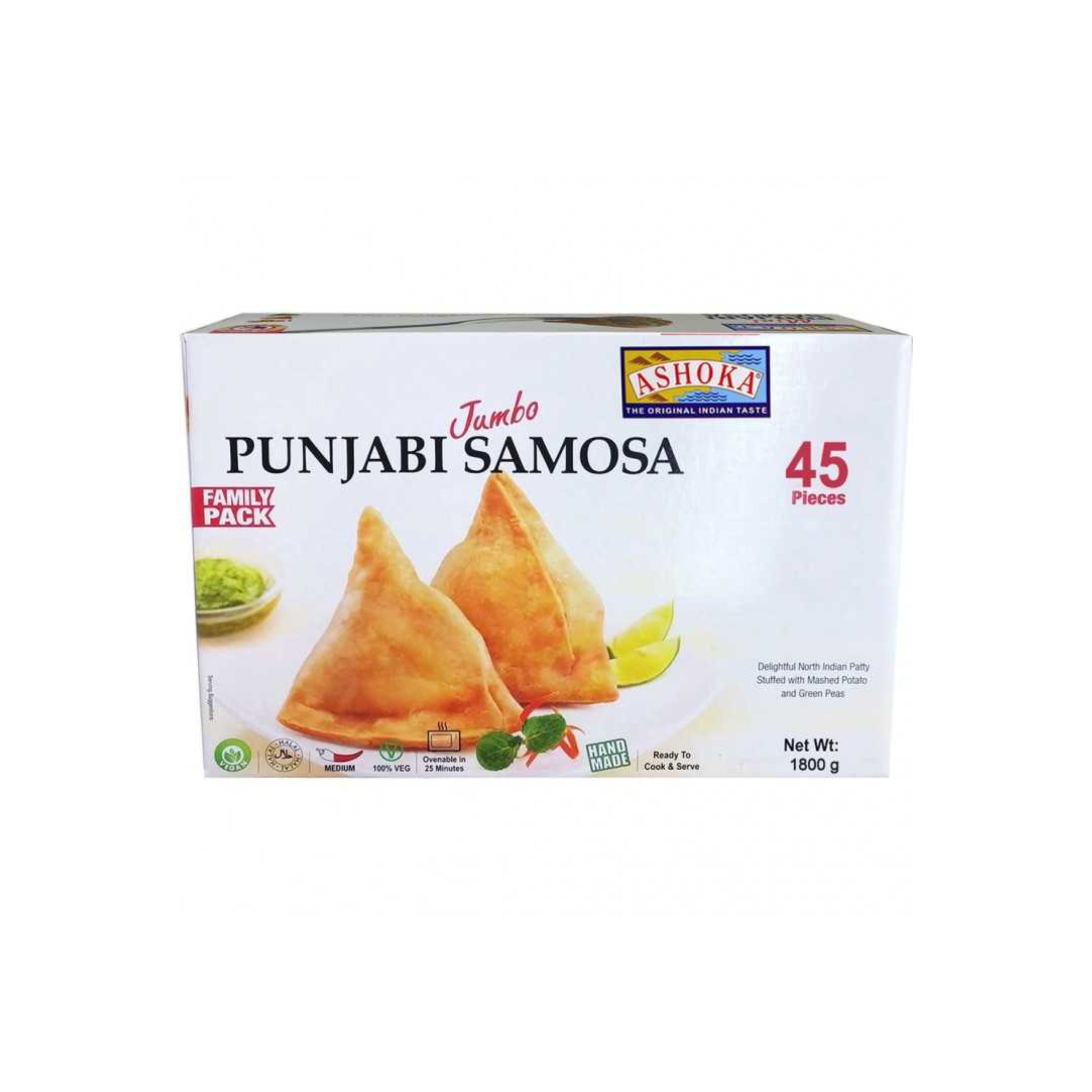 Buy Ashoka Nong Punjabi Samosa 1800 Gm | Mayuri Foods Bothell - Quicklly