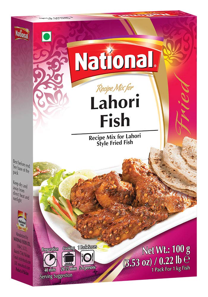 Buy National Lahori Fish Masala 100 Gm | Mayuri Foods Bothell - Quicklly