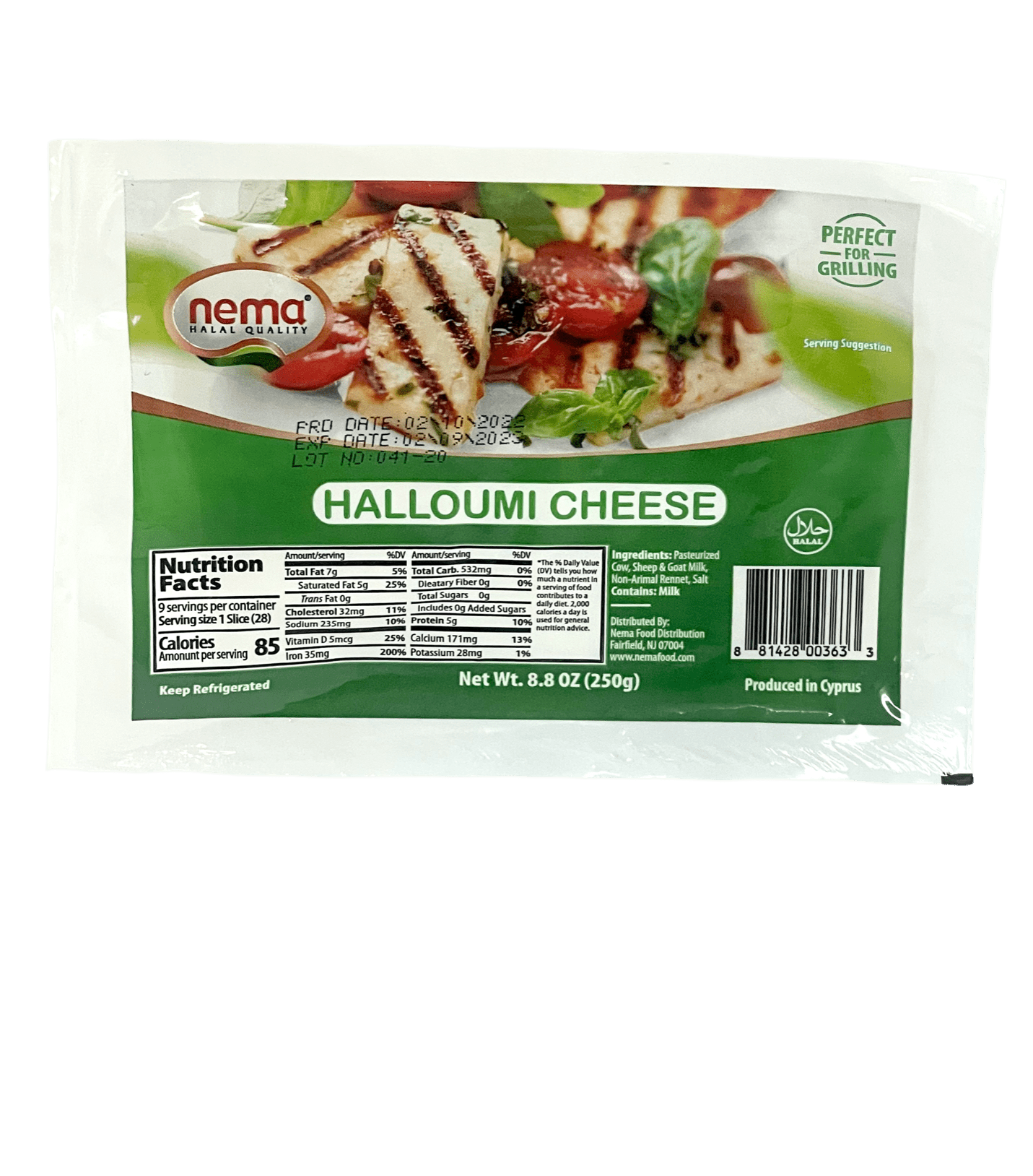 Buy Nema Halloumi Cheese 250 Gm | Mayuri Foods Bothell - Quicklly