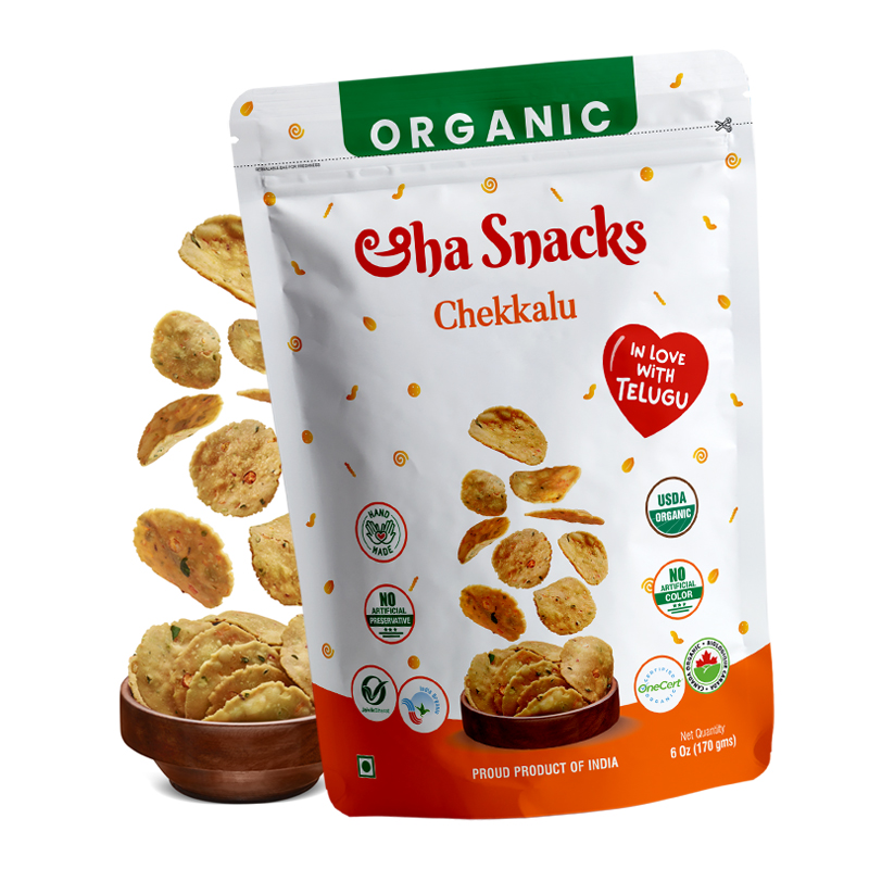 Buy Sha Snacks Organic Chekkalu 170 Gm | Mayuri Foods Bothell - Quicklly
